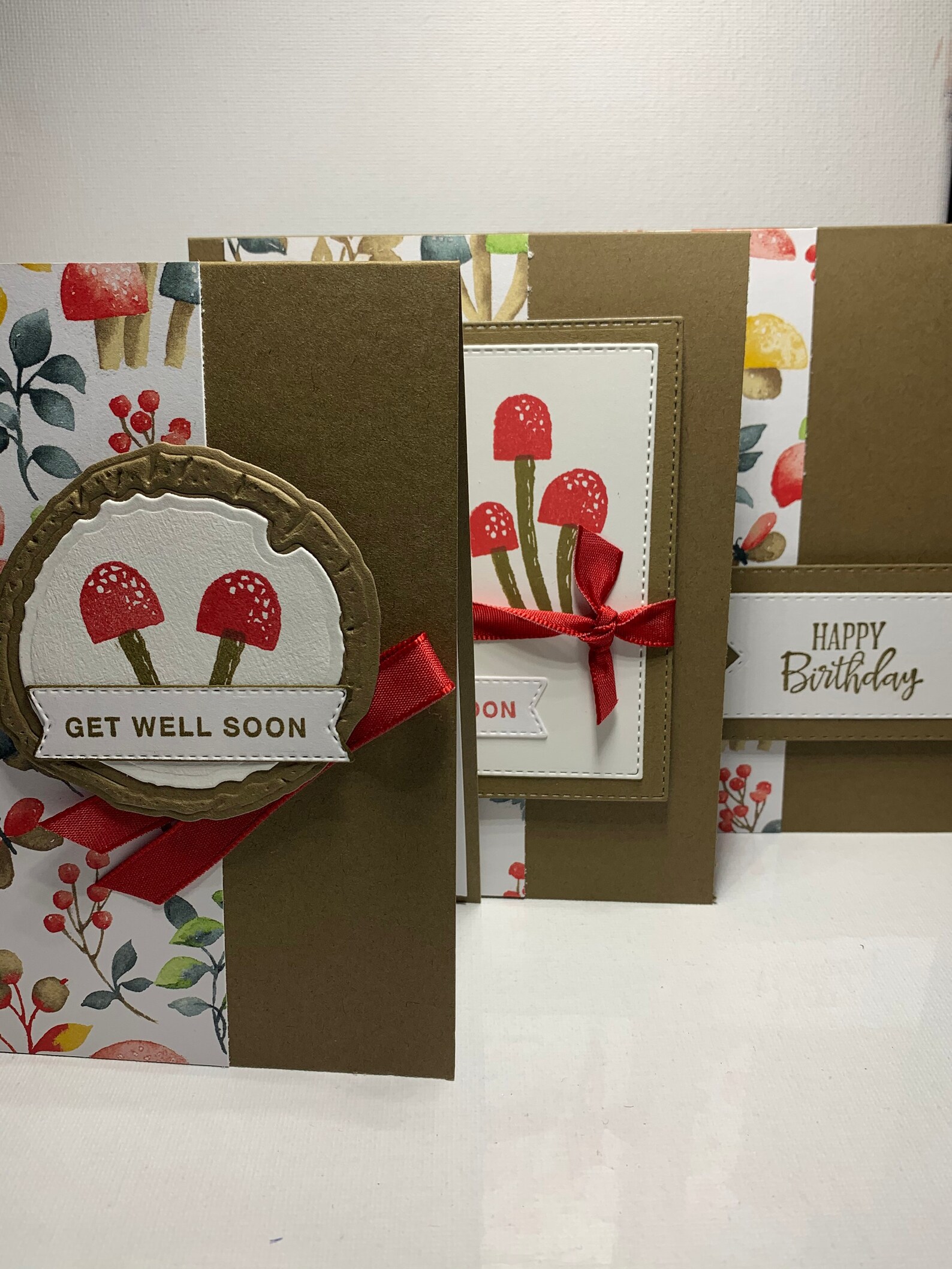 3 Pack - Homemade Greeting Card - Autumn - Fall - Get Well - Birthday ...