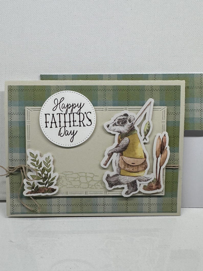Homemade Greeting Card - Father's Day - Storybook Friends - Stampin' Up ...