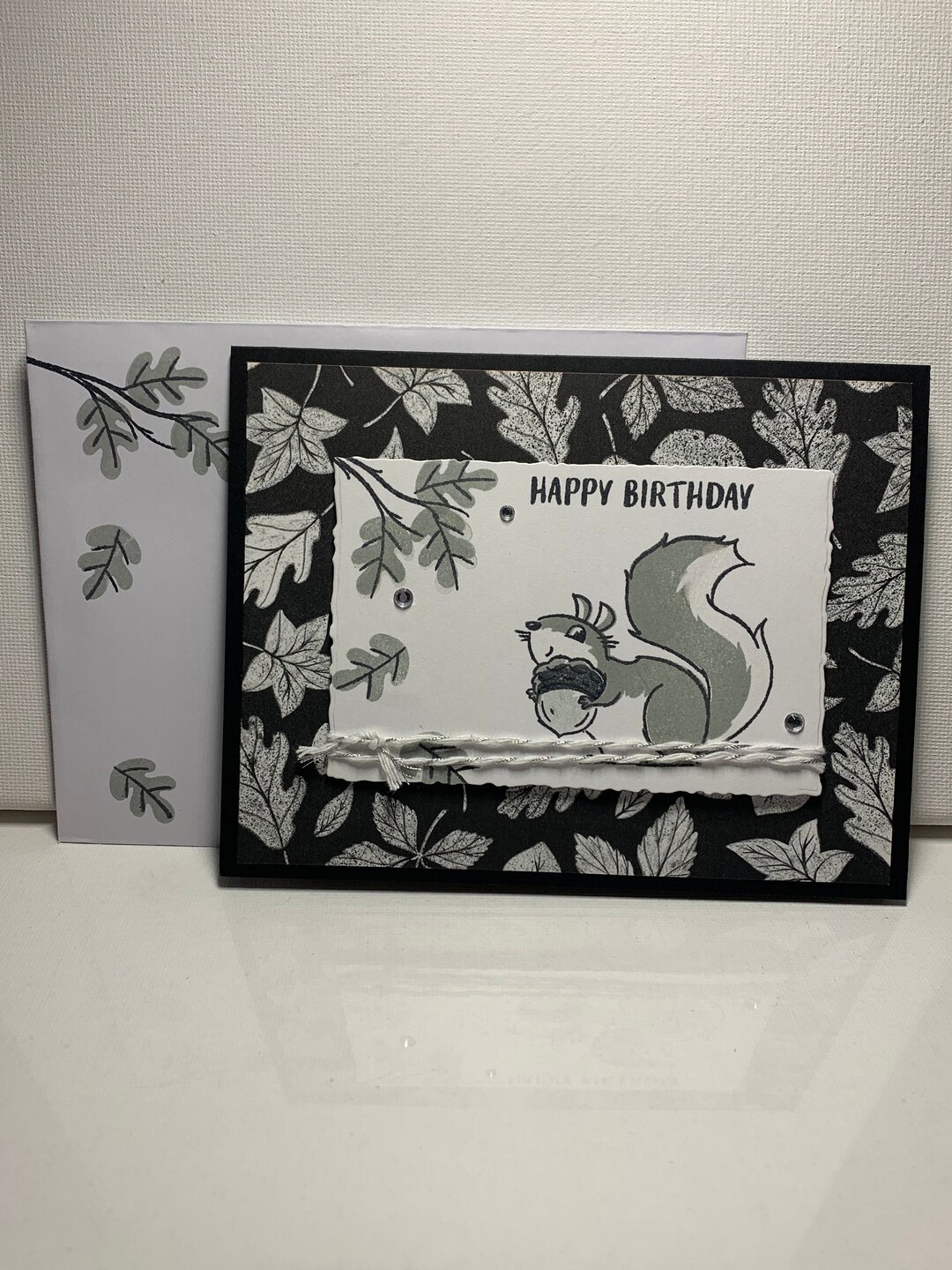 Homemade Greeting Card - Birthday - Squirrels - Fall - Stampin' Up - Etsy