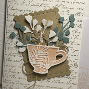 Homemade Greeting Card - Mother's Day - Tea Cup - Stampin' Up - Etsy
