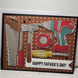 Homemade Greeting Card - Father's Day - Tools - Toolbox - Stampin' Up ...