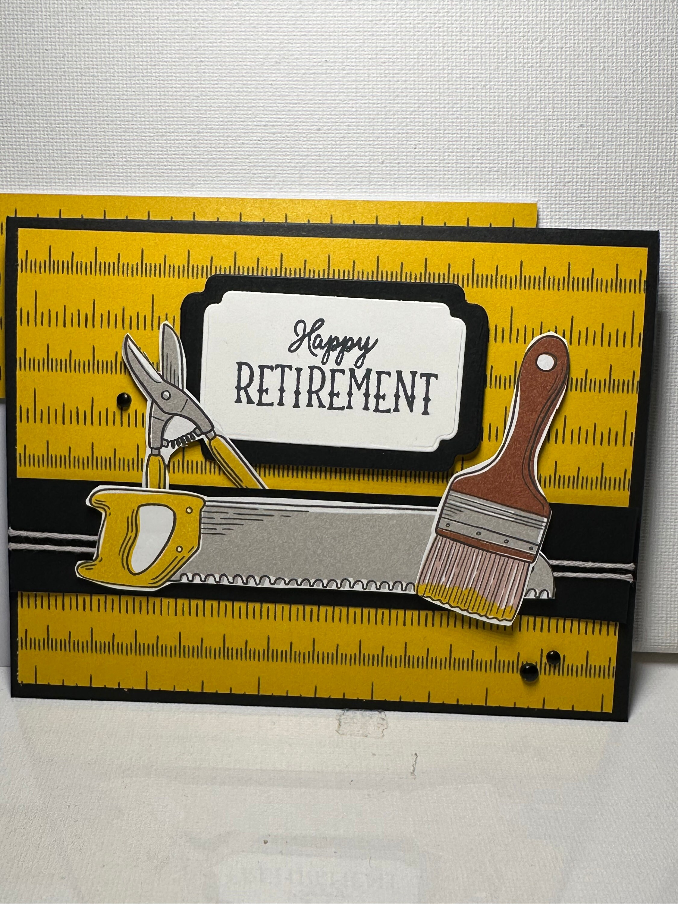 Homemade Greeting Card - Retirement - Tools - Toolbox - Stampin' Up - Etsy