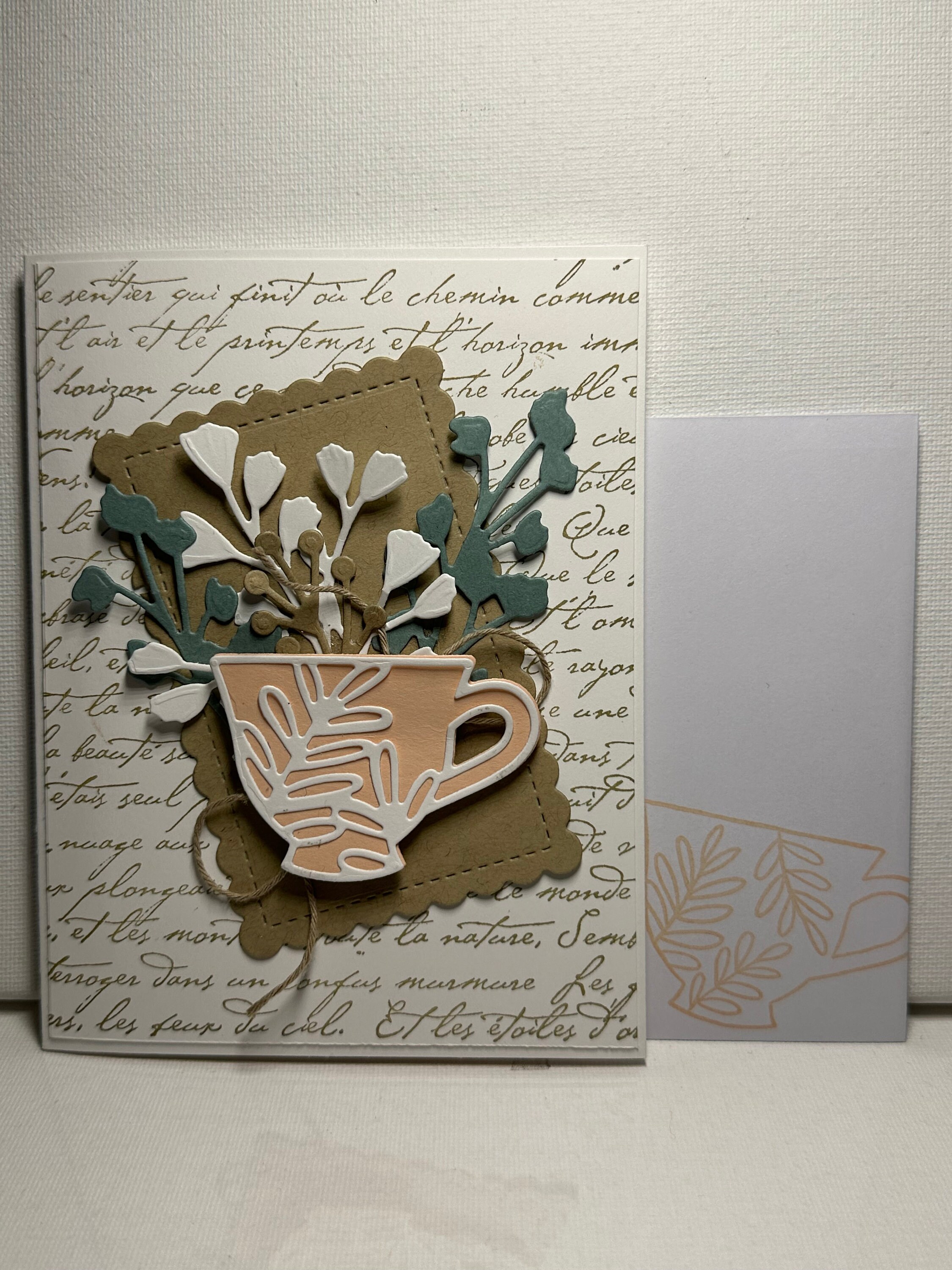Homemade Greeting Card - Mother's Day - Tea Cup - Stampin' Up - Etsy