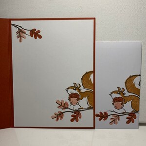 Homemade Greeting Card - Birthday - Squirrels - Fall - Stampin' Up - Etsy