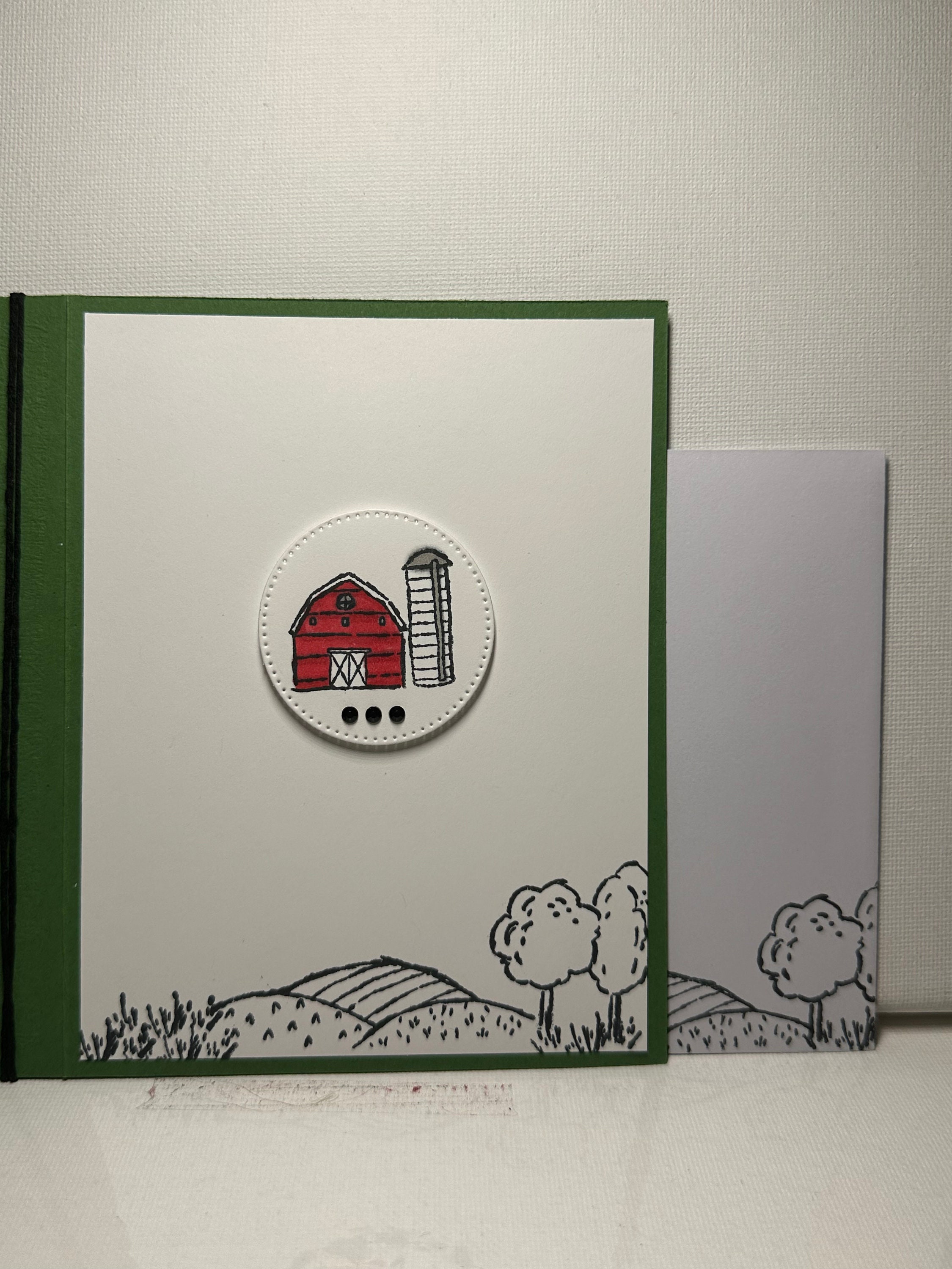 Homemade Greeting Card - Birthday - Farm - Farm Animals - Stampin' Up ...