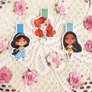 Magnetic Princess Bookmark | Princess Bookmark | Gift for Readers ...
