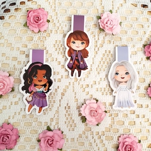 Magnetic Princess Bookmark | Princess Bookmark | Gift for Readers ...