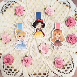 Magnetic Princess Bookmark | Princess Bookmark | Gift for Readers ...