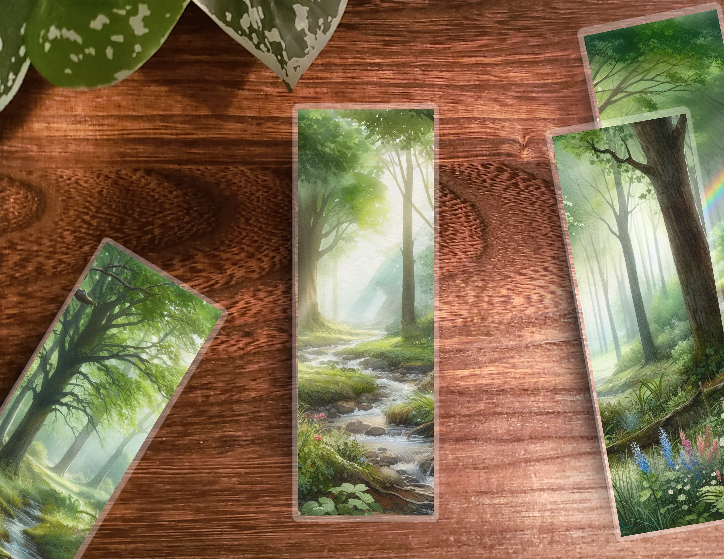 Enchanted Forest Bookmark | Nature Bookmark | Gift for Book Lover ...