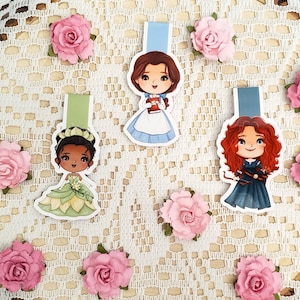 Magnetic Princess Bookmark | Princess Bookmark | Gift for Readers ...