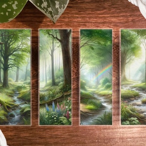 Enchanted Forest Bookmark | Nature Bookmark | Gift for Book Lover ...