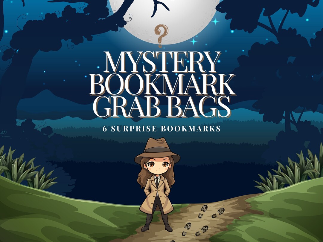 Mystery Bookmark Grab Bag | Bookmark Grab Bag | Set of 6 Bookmarks ...