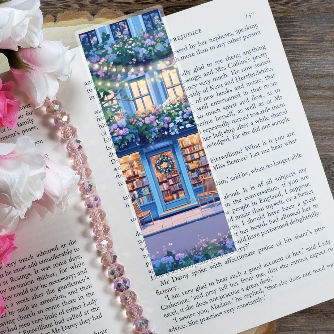 Summer Bookstore Bookmark | Summer Bookmark | Summer Bookstore | Gift ...