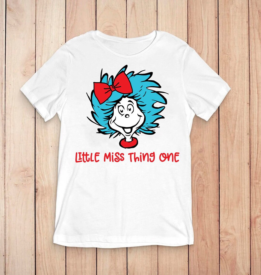 DR Seuss Svg, Little Miss Thing One Svg, Svg Cut Files, Iron On, Print ...