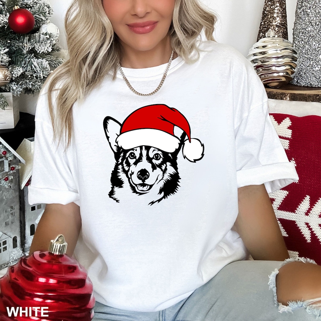 Cordi Body Dog With Santa Hat T-shirt Cordi Body Mountain - Etsy