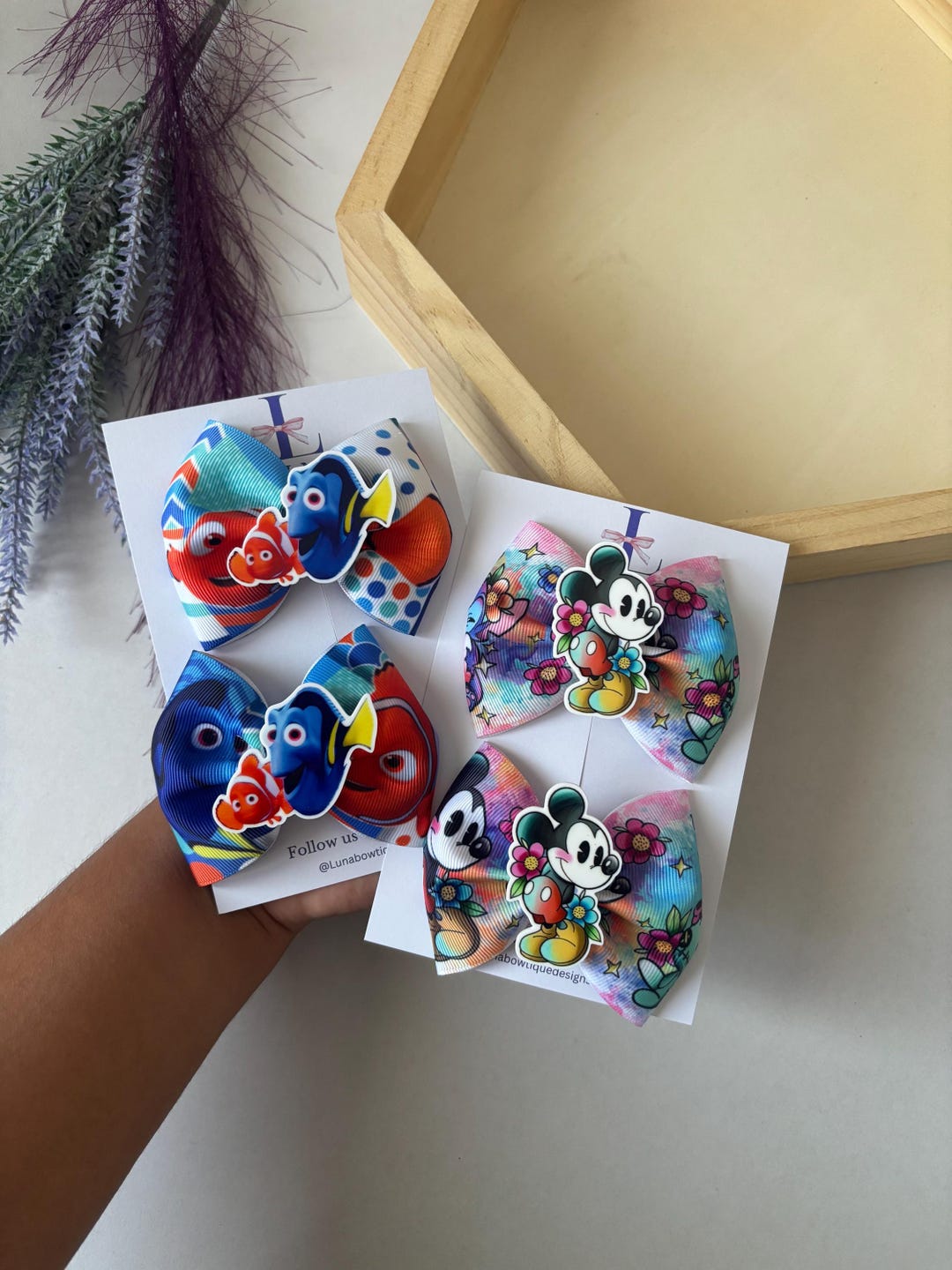 Mouse Bow / Character Bows / Fish Bows Hair Bow Hair Accessories / Bows ...