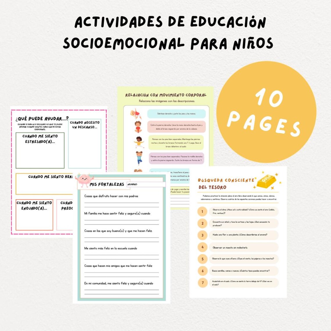Socio-emotional Education Activities - Etsy