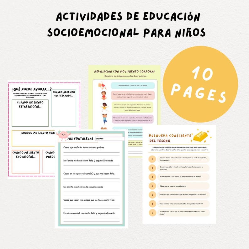 Socio-emotional Education Activities - Etsy