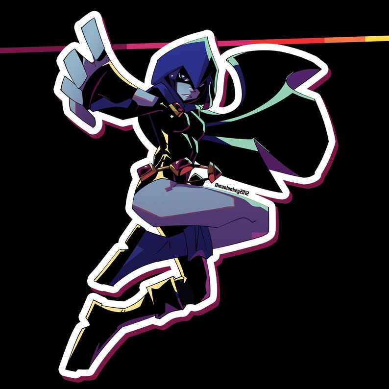 Raven Sticker - Etsy