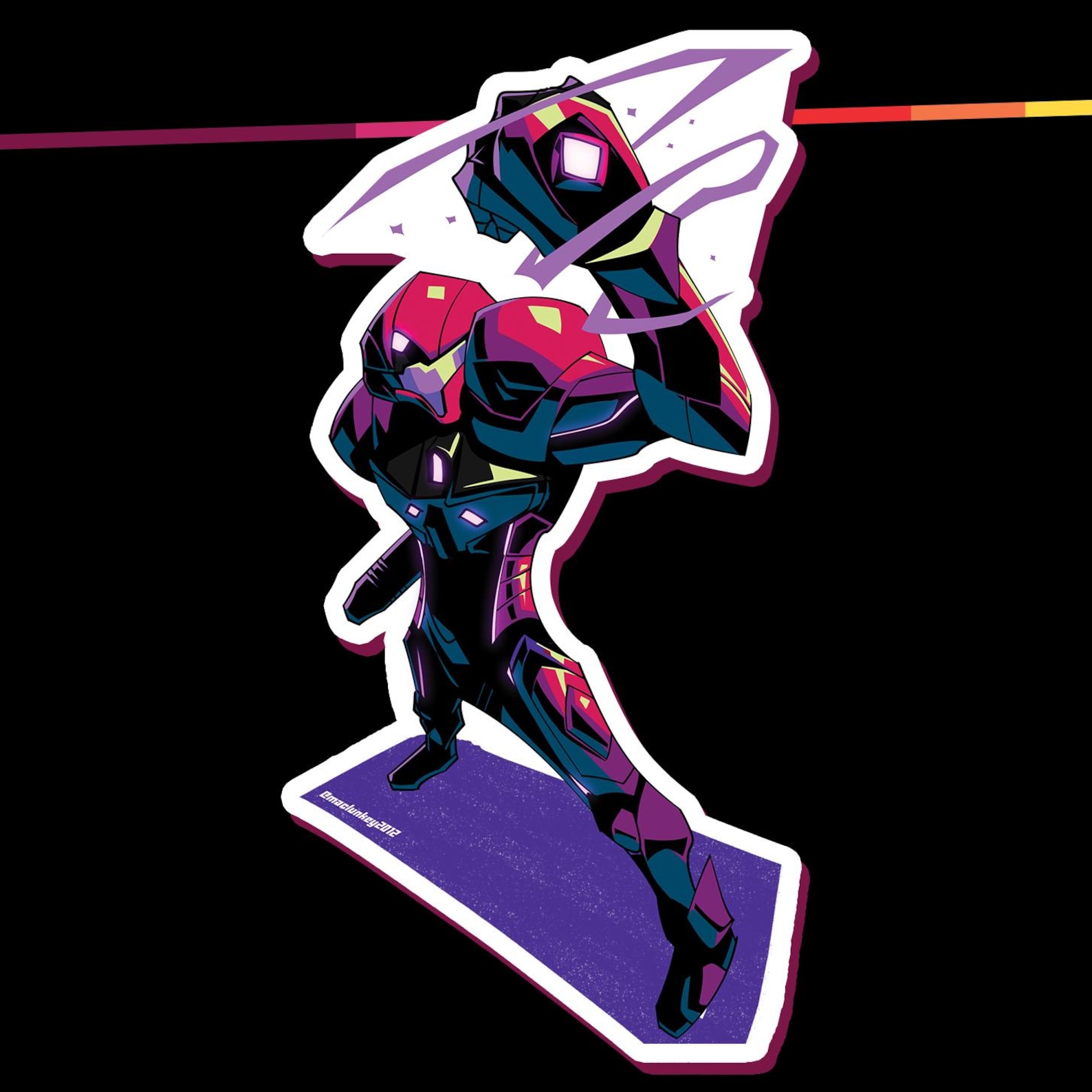 Metroid Prime 4 Samus Sticker - Etsy