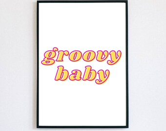 Groovy Baby Lava Lamp 70s Vibe Lady Trippy - Etsy