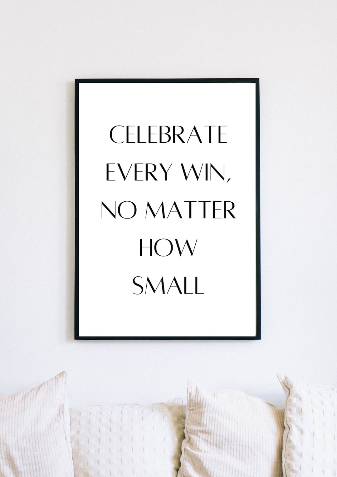 Celebrate Every Win No Matter How Small Wall Print - Etsy