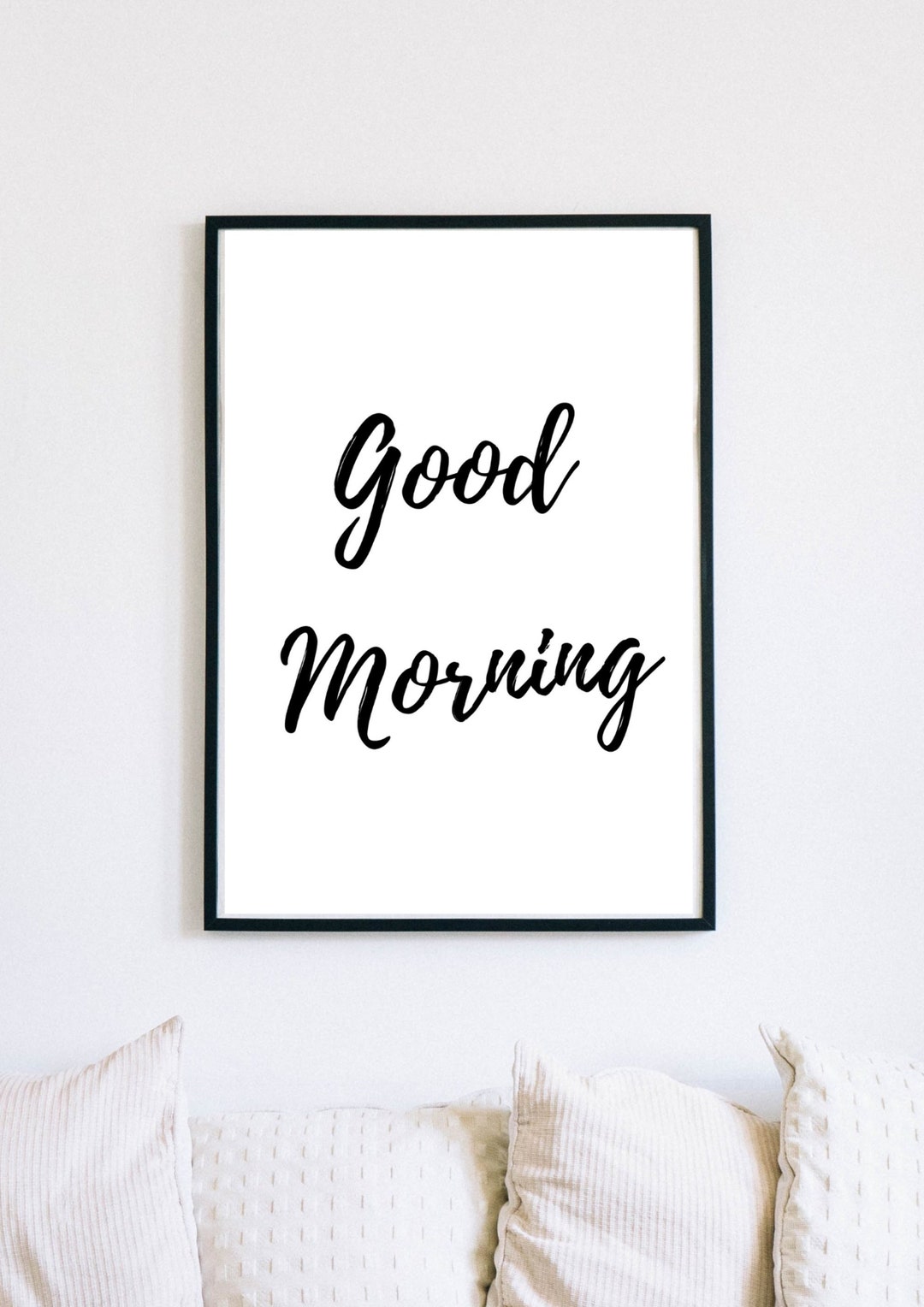 Good Morning Print - Etsy