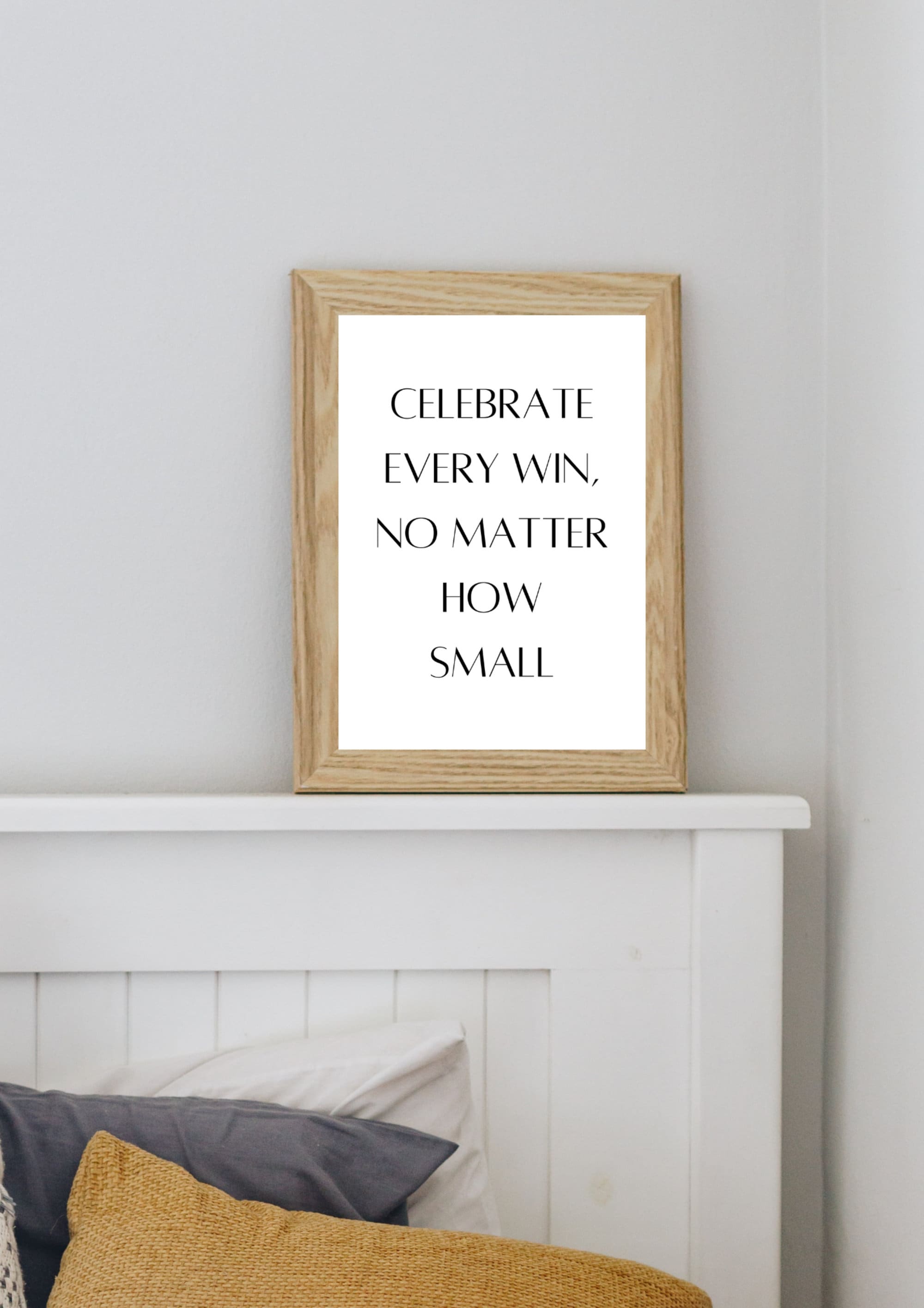 Celebrate Every Win No Matter How Small Wall Print - Etsy