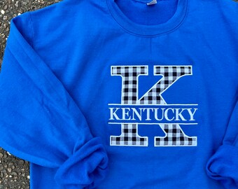 Womens Royal Blue Ky Sweatshirt - Etsy