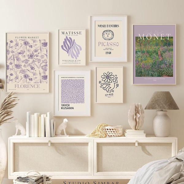 Purple Wall Art - Etsy
