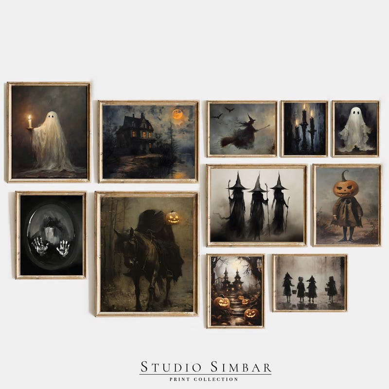 Halloween Wall Art - Etsy