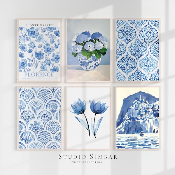 8x10 Blue Coastal Posters - Etsy