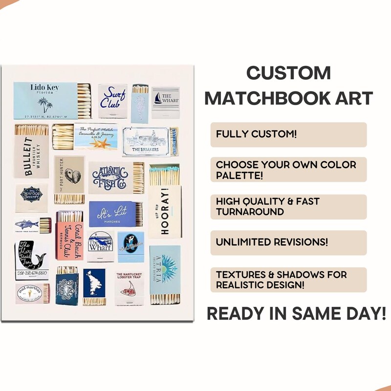Custom Matchboxes - Etsy