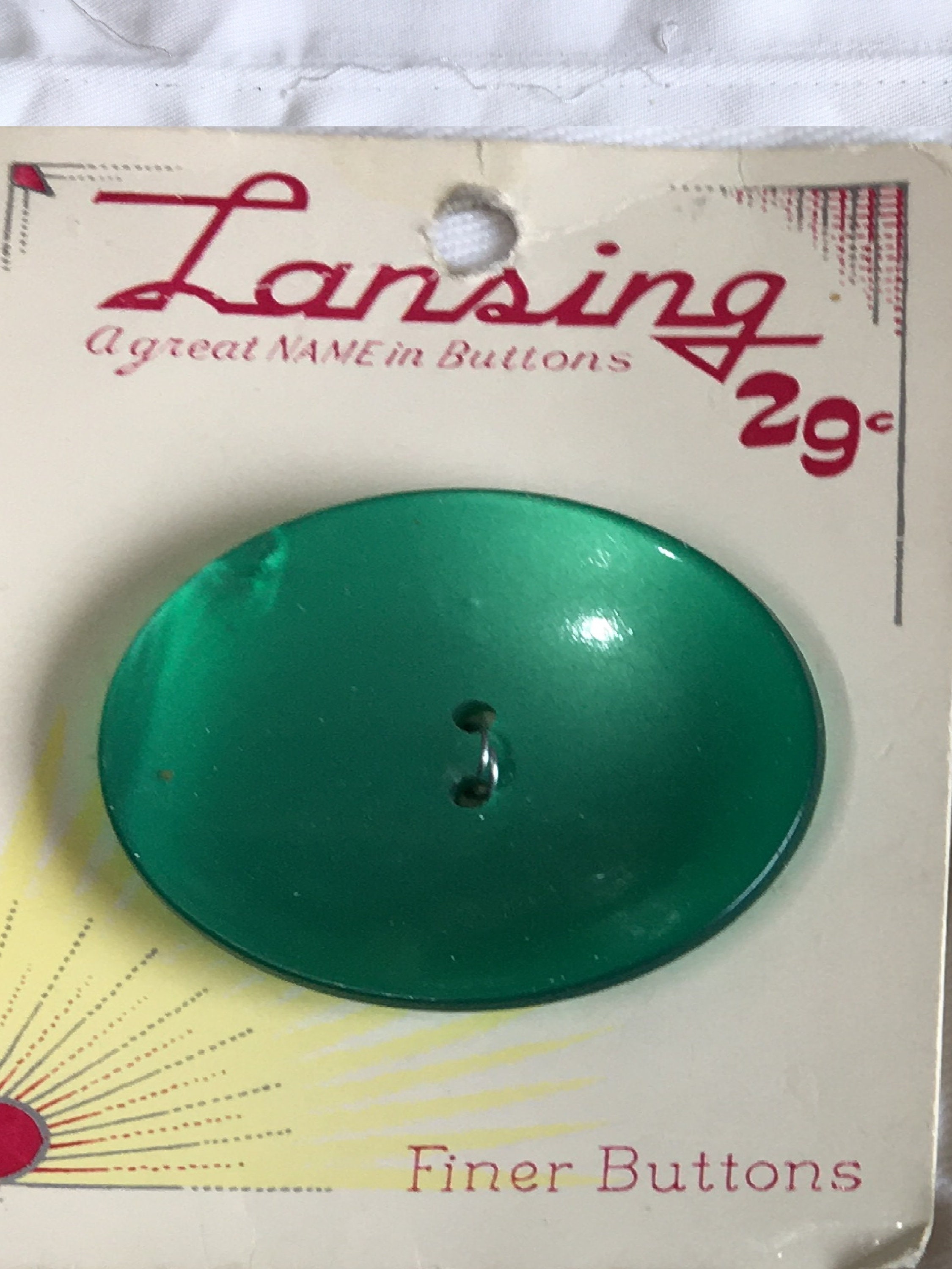 Large Vintage Coat Buttons on Cards Lansing,lapetite, Lamode - Etsy