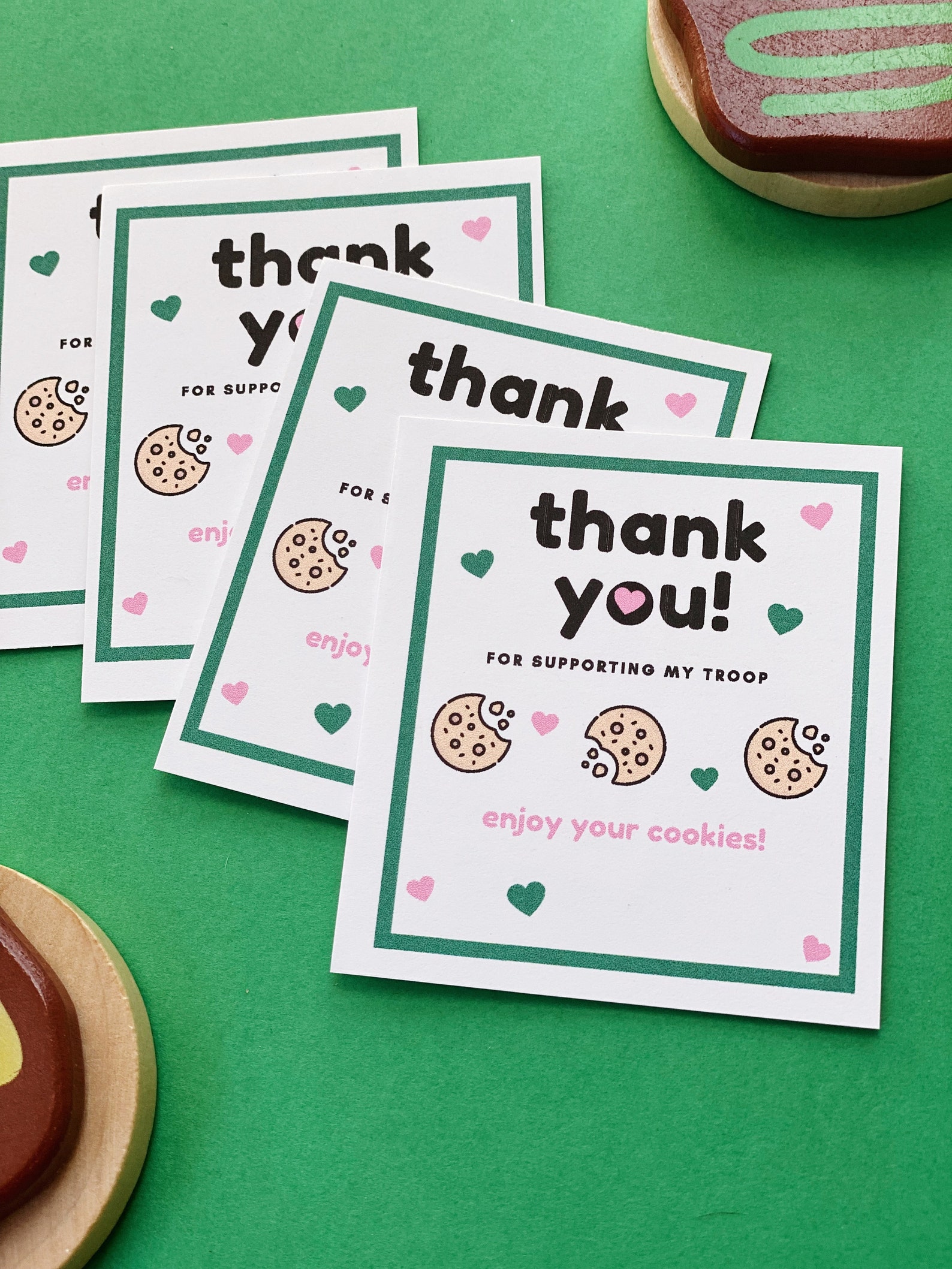 Girl Scouts Cookie Thank You Tag-girl Scout Cookie Seller-girl Scout ...
