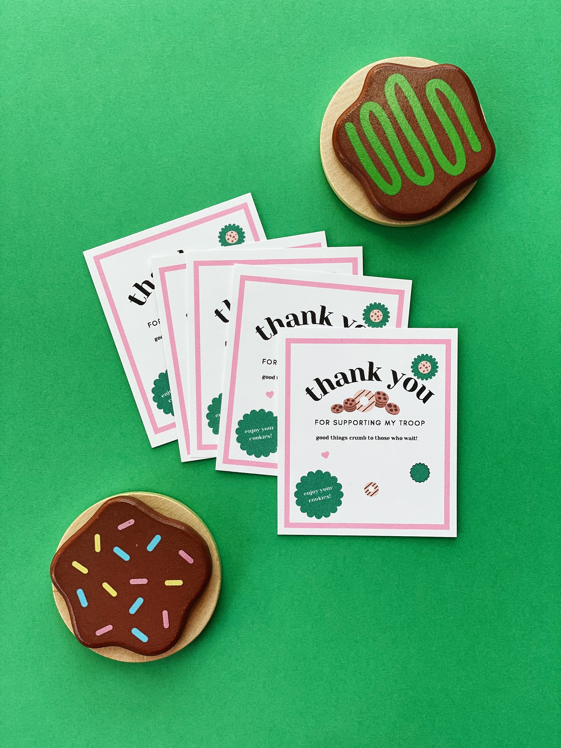Girl Scouts-girl Scout Cookie Thank You-girl Scouts Tag-girl Scout ...