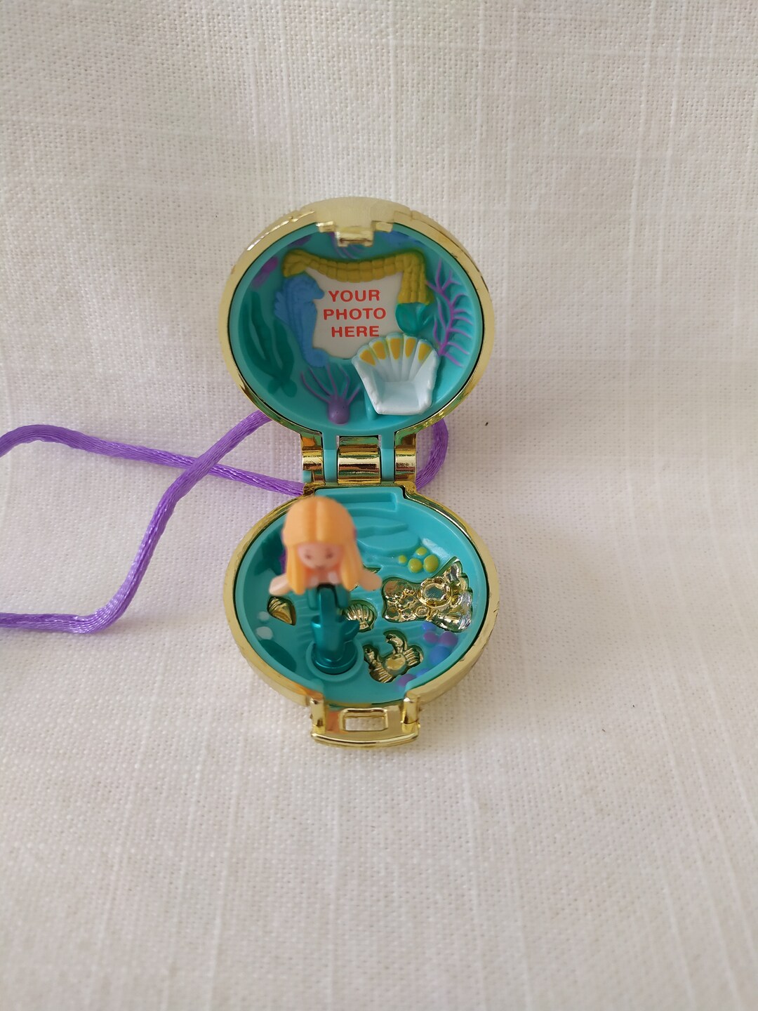 Polly Pocket Locket Sea Shine Mermaid Locket Vintage 1993 - Etsy