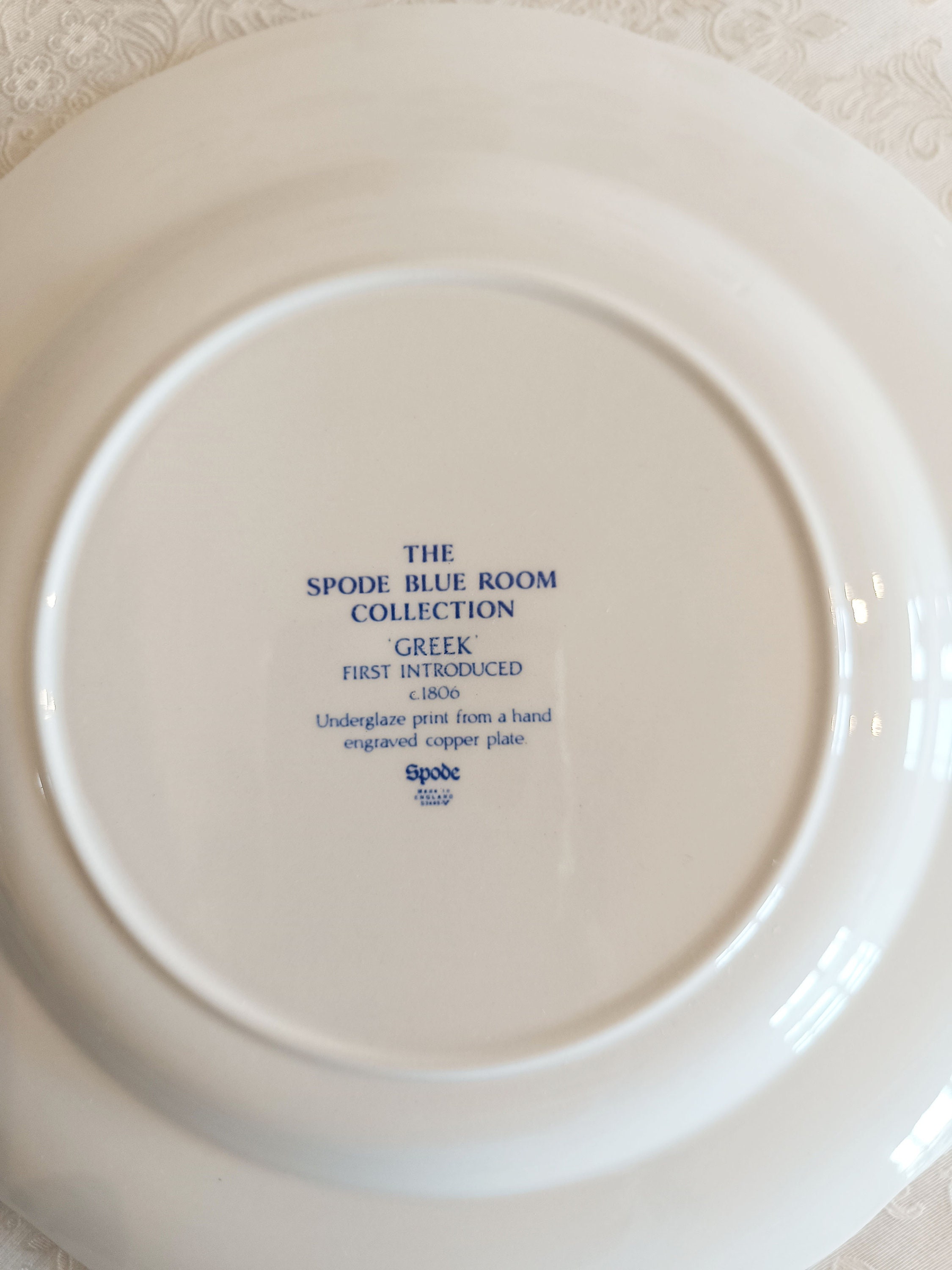 Spode the Blue Room Collection, Greek, Vintage 1990s, Wall Decor - Etsy