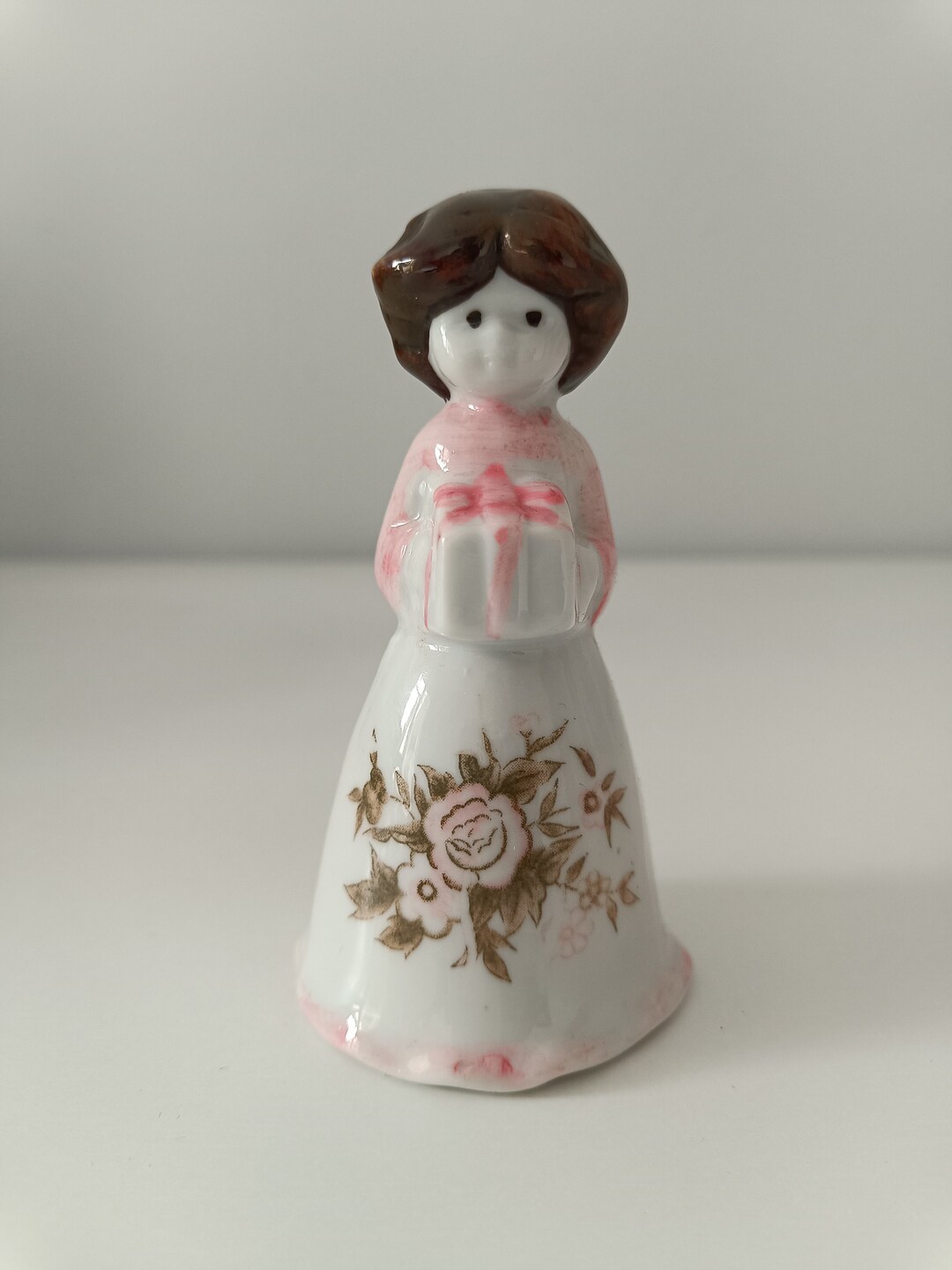 Vintage Porcelain Girl Figurine, Cabinet Collection Figurine, Mother ...