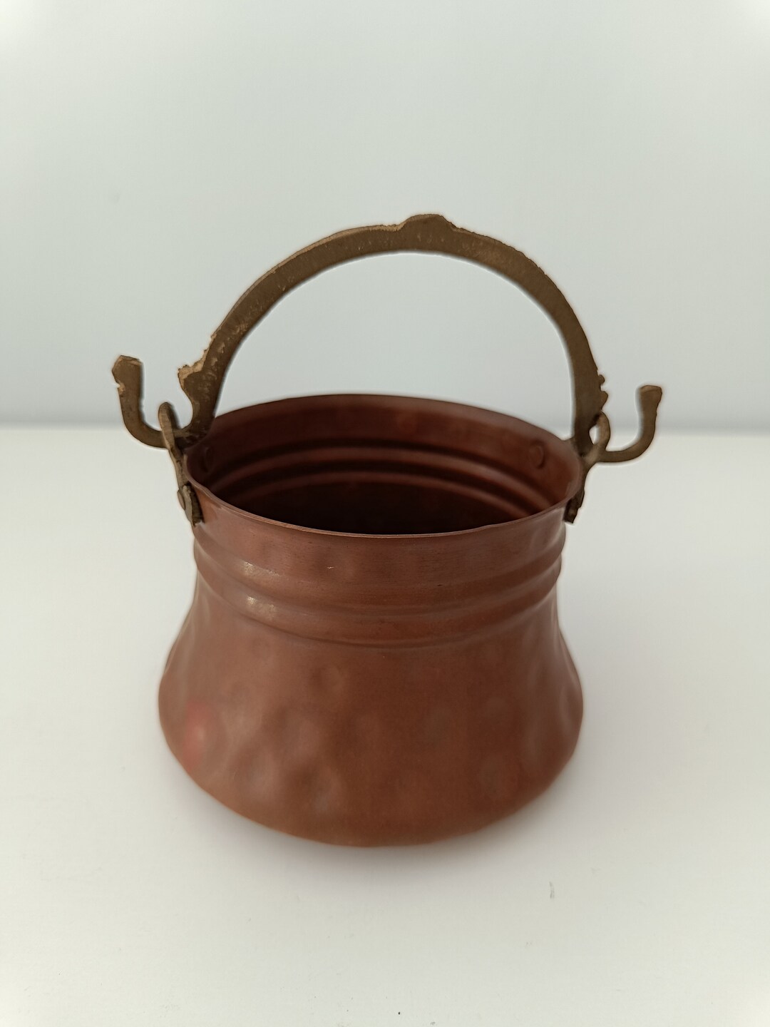 Small Vintage Copper Brass Pot, Witch Spell Pot, Halloween Decorative ...