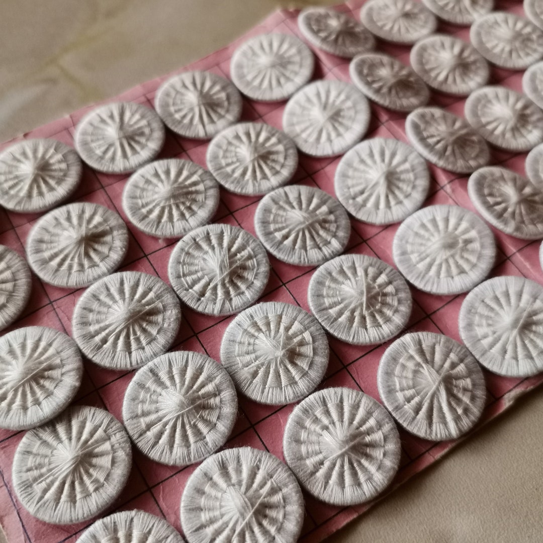 6pcs Vintage Dorset Buttons 1.8cm Czechoslovakia 60s-70s New Original ...