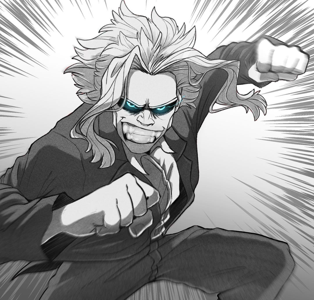 MHA | All Might Art Print - Etsy