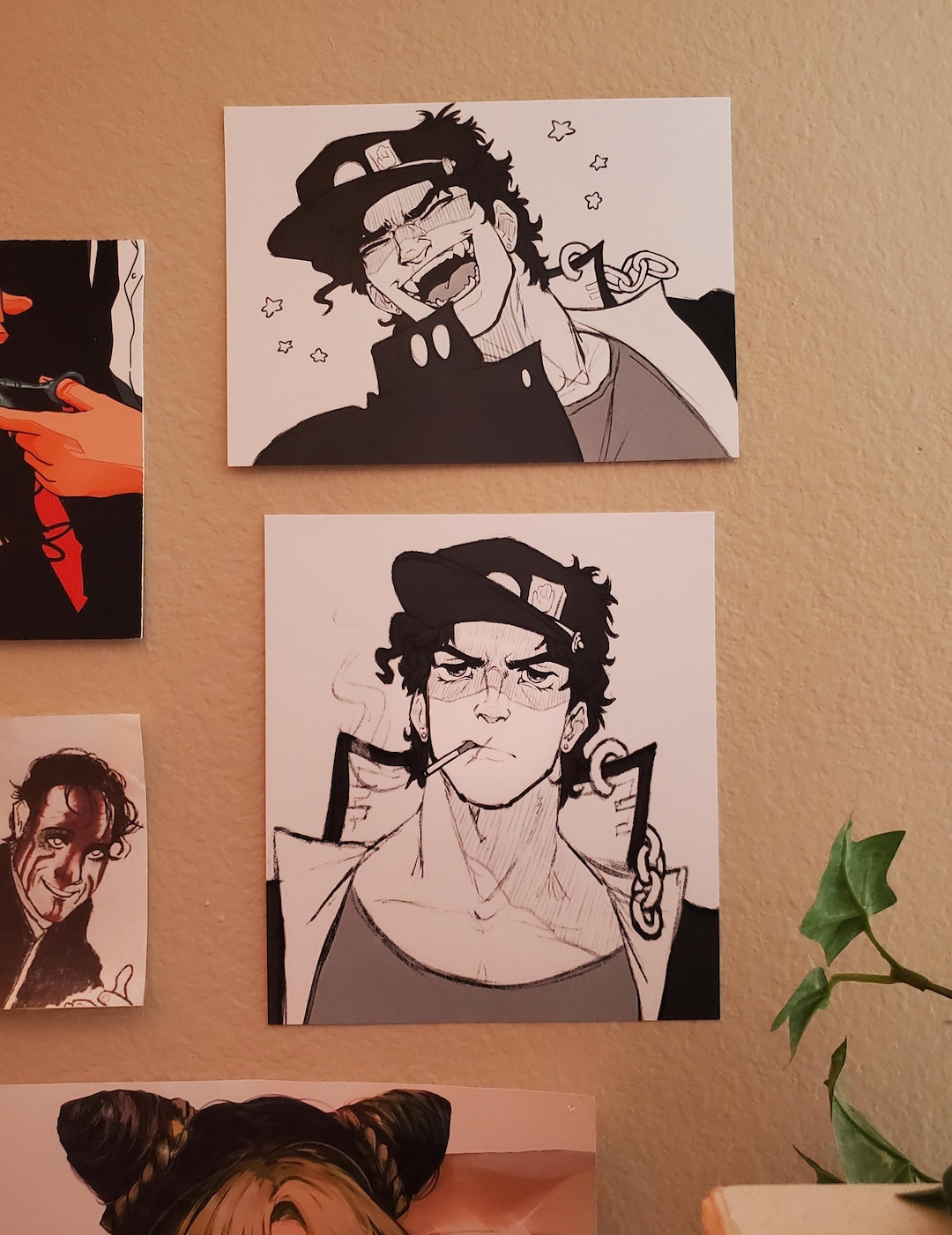 JJBA - Jotaro Kujo Sketch Prints - Etsy