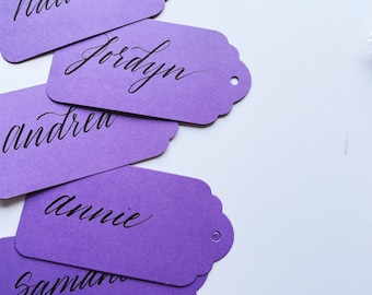 Hand Lettered Gift Tags - Etsy