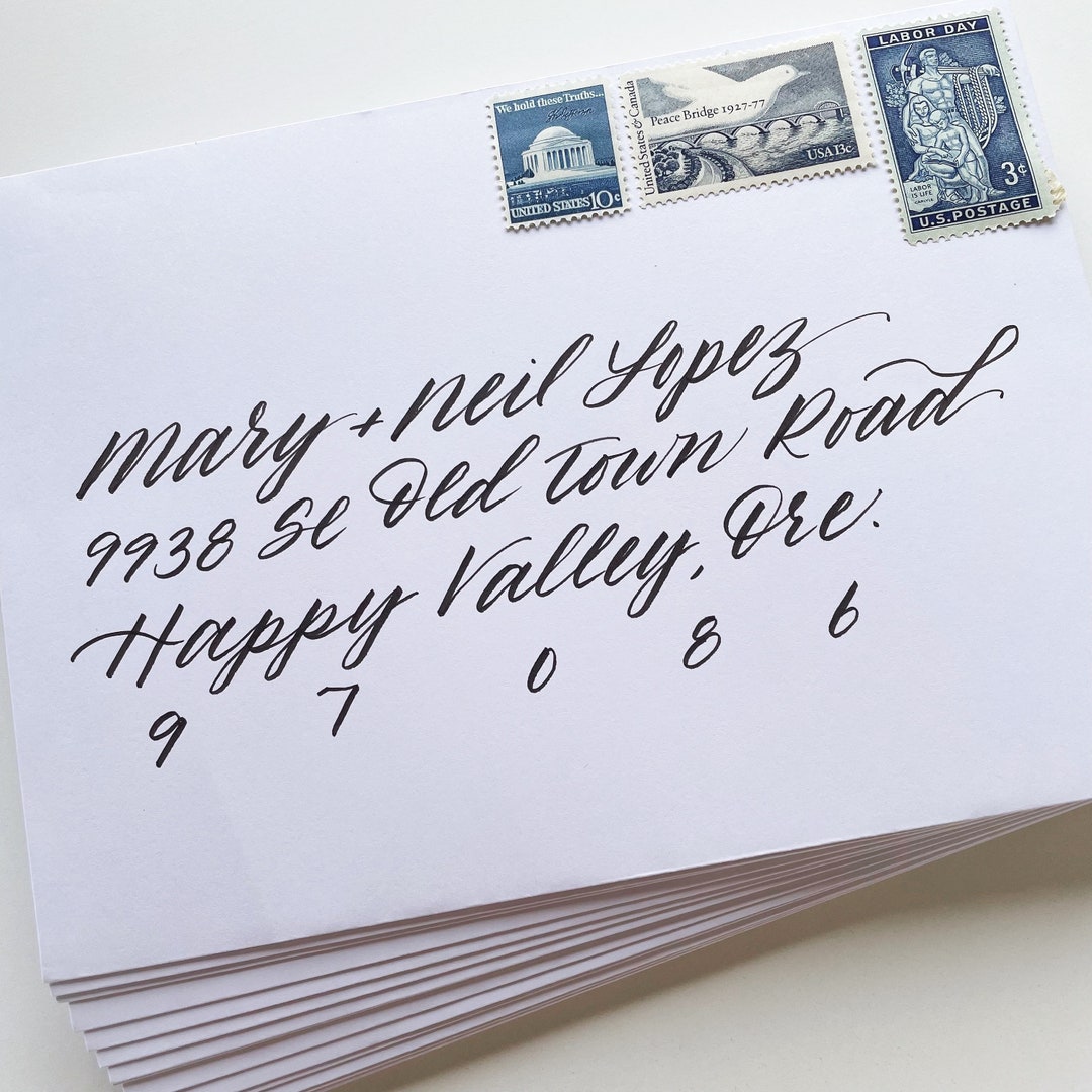 Custom Handwritten Envelope Addressing - Etsy