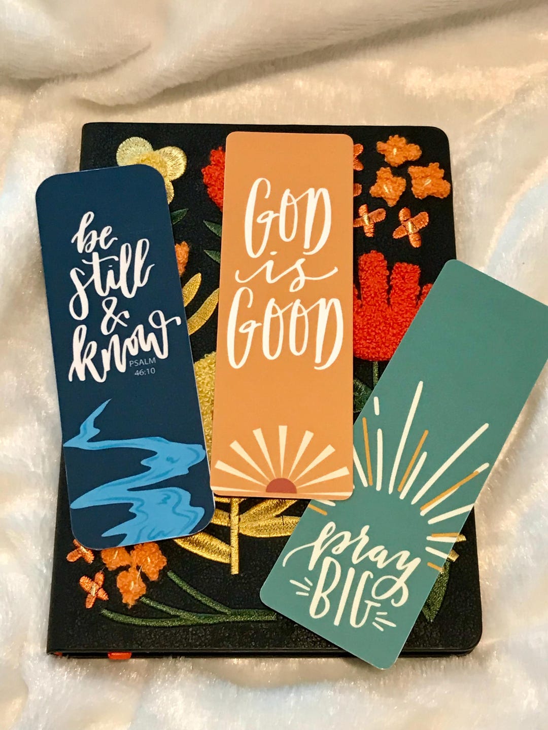 Faith-inspired Bookmark Set | Pray BIG | God is GOOD | Be Still & Know ...