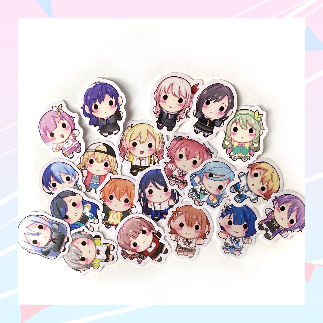 1.5” Stickers Glossy Vinyl Project Sekai - Etsy