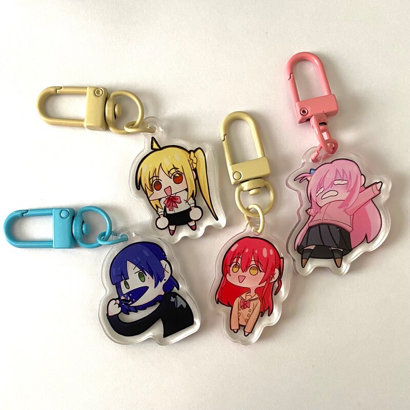 Bocchi the Rock Keychain - Etsy