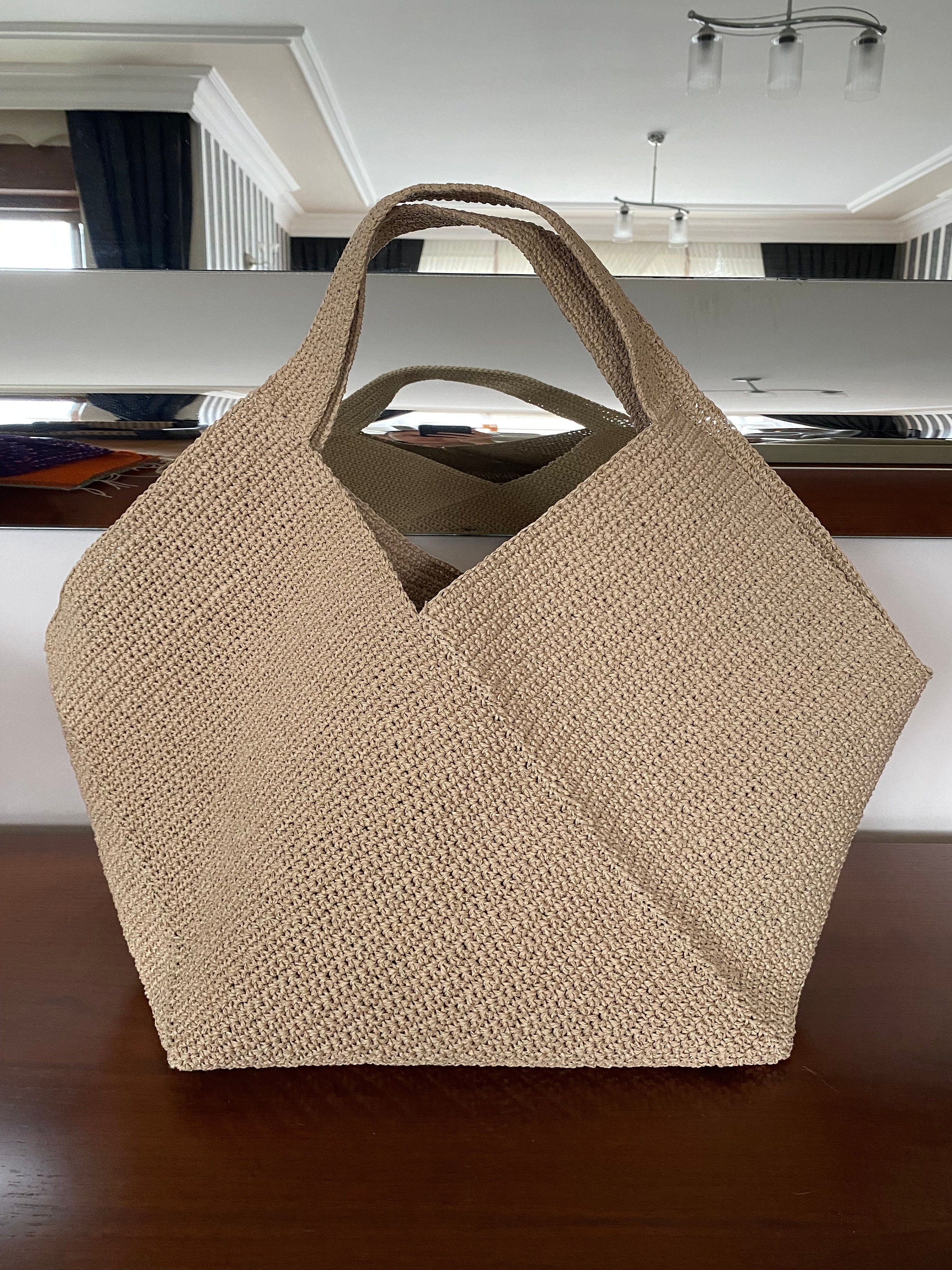 Knitted Handbag, Knitted Handmade Bag for Women, Bag, Handmade ...