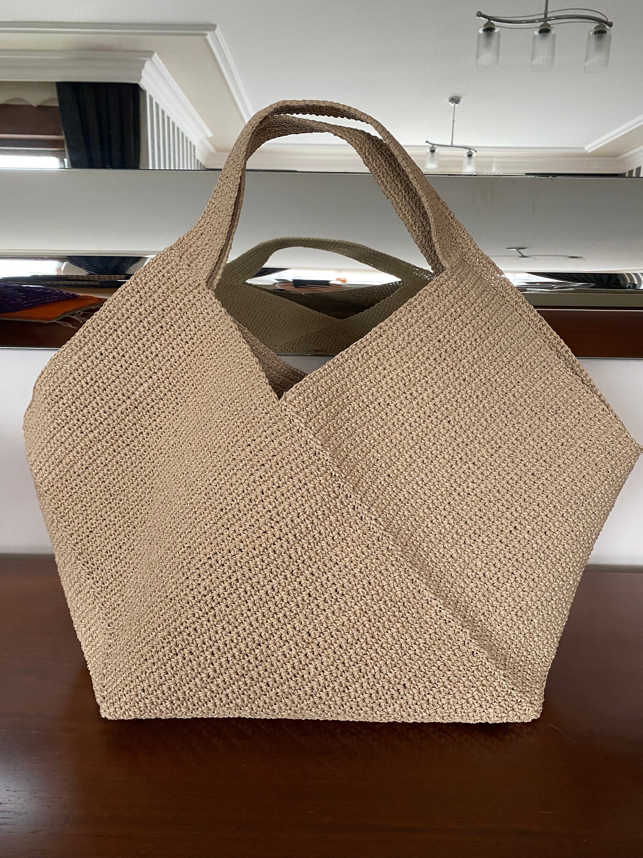 Knitted Handbag, Knitted Handmade Bag for Women, Bag, Handmade ...